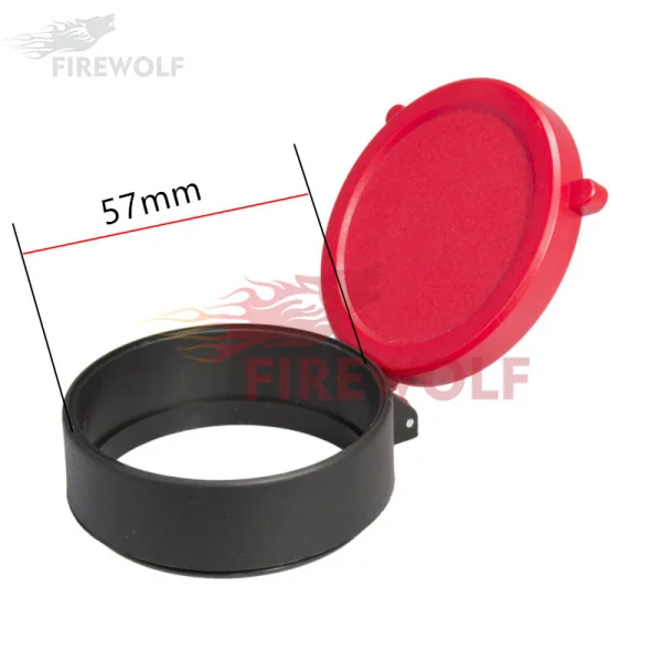 Fire Wolf Rifle Lens Internal Diameter Transparent Red Shooting 14 ...
