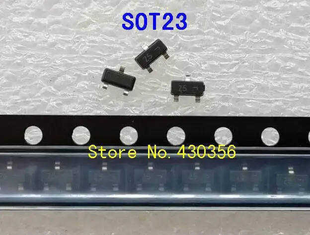 100pcs diodo Zener SOT23 BZX84C9V1 BZX84C8V2 BZX84C7V5 BZX84C6V8 BZX84C6V2 BZX84C5V6 BZX84C5V1 ...