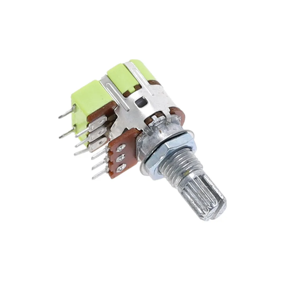 1PCS Stereo B50K Ohm Dual Linear Type Taper Volume Control ...