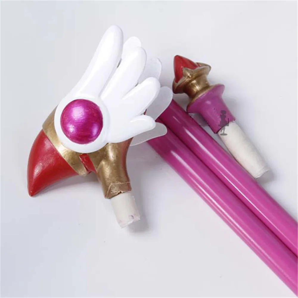 Anime Cardcaptor Sakura Kinomoto Sakura Bird Head/Star Staves Cosplay ...