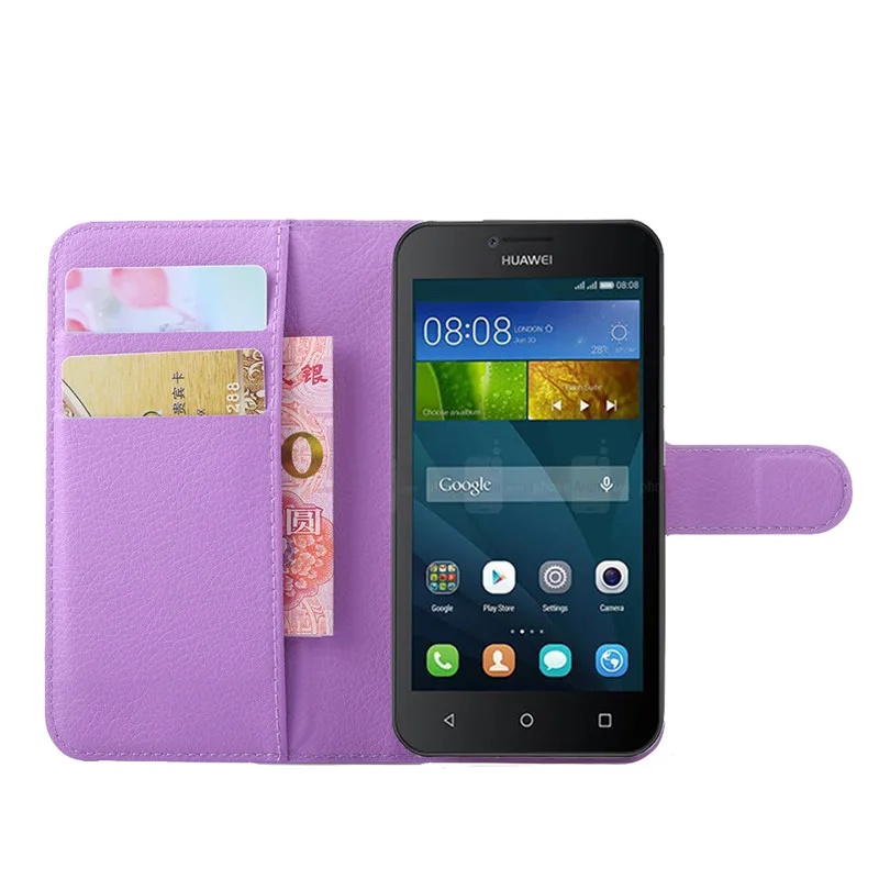 Wallet Leather Cases Covers Flip Leather Case for HuaWei Y560 phone ...