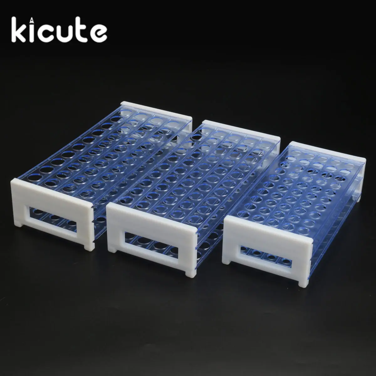 Kicute New 13mm 40hole Plastic Test Tube Rack Holder Support Burette ...