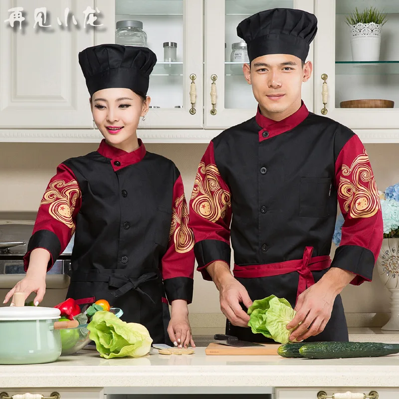 New Hot Checkedout Chef Jacket Cook Coat Restaurant Kitchen Chef ...