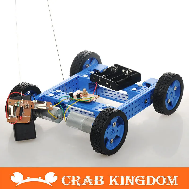 Education equipment DIY technology with remote control toy car assembly ...