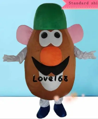 New Adult Best Sale Potato Cartoon Mascot Costume Christmas Fancy Dress ...