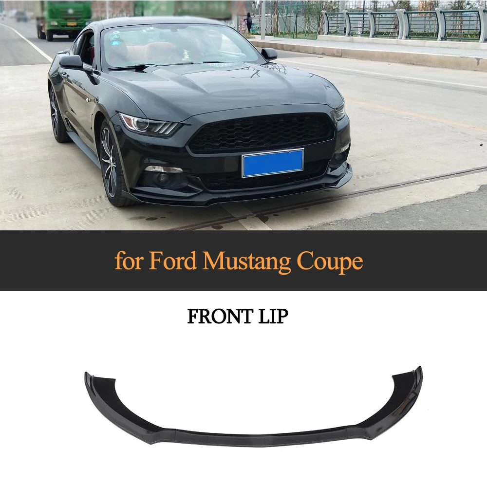 JC Style ABS Matte Black Glossy Black Front Bumper Lip Spoiler ...