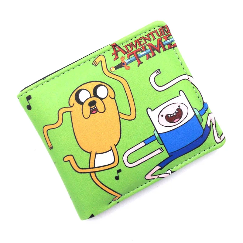 Adventure Time Finn And Jake Anime Leather Card Holder Wallet ...