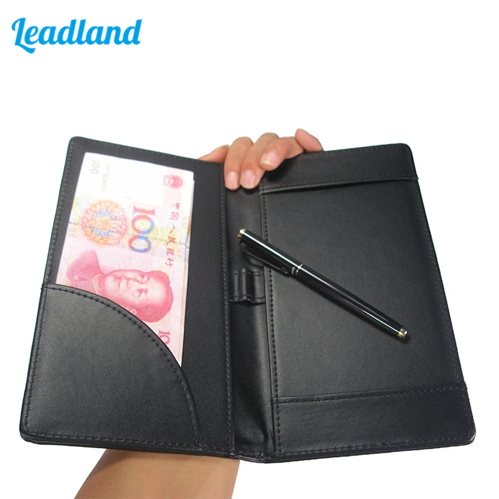 Cash Folder File Clip PU Leather Clipboard Cash Pocket Receipt Bill ...