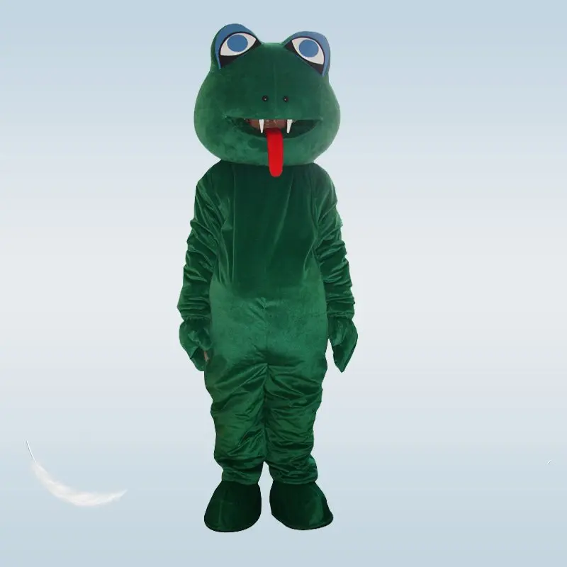 Cute Snake Mascot Costume Christmas Fancy Dress Halloween Mascot ...
