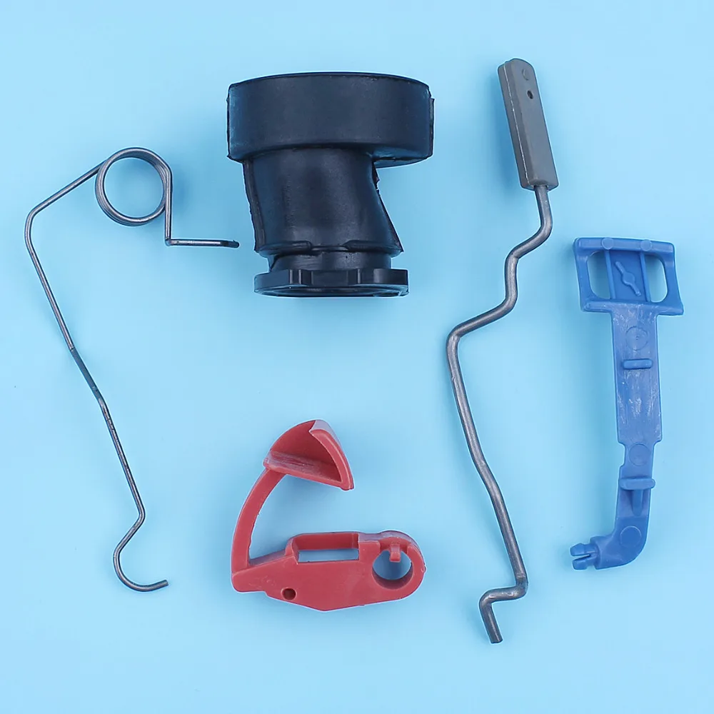 Throttle Choke Rod Spring Shaft Switch Control Kit For Jonsered CS2141 ...
