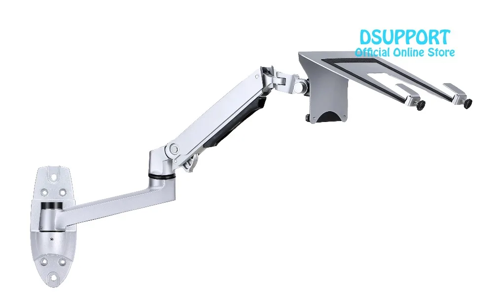 Aluminum Alloy Mechanical Spring Arm Wall Mount Laptop Holder Full ...