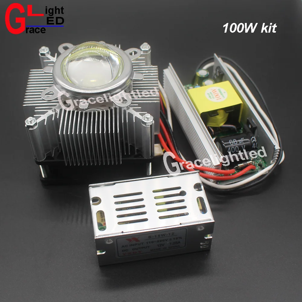 100W-high-power-led-white-blue-Heatsink-with-fan-len-60-80degree-fan ...