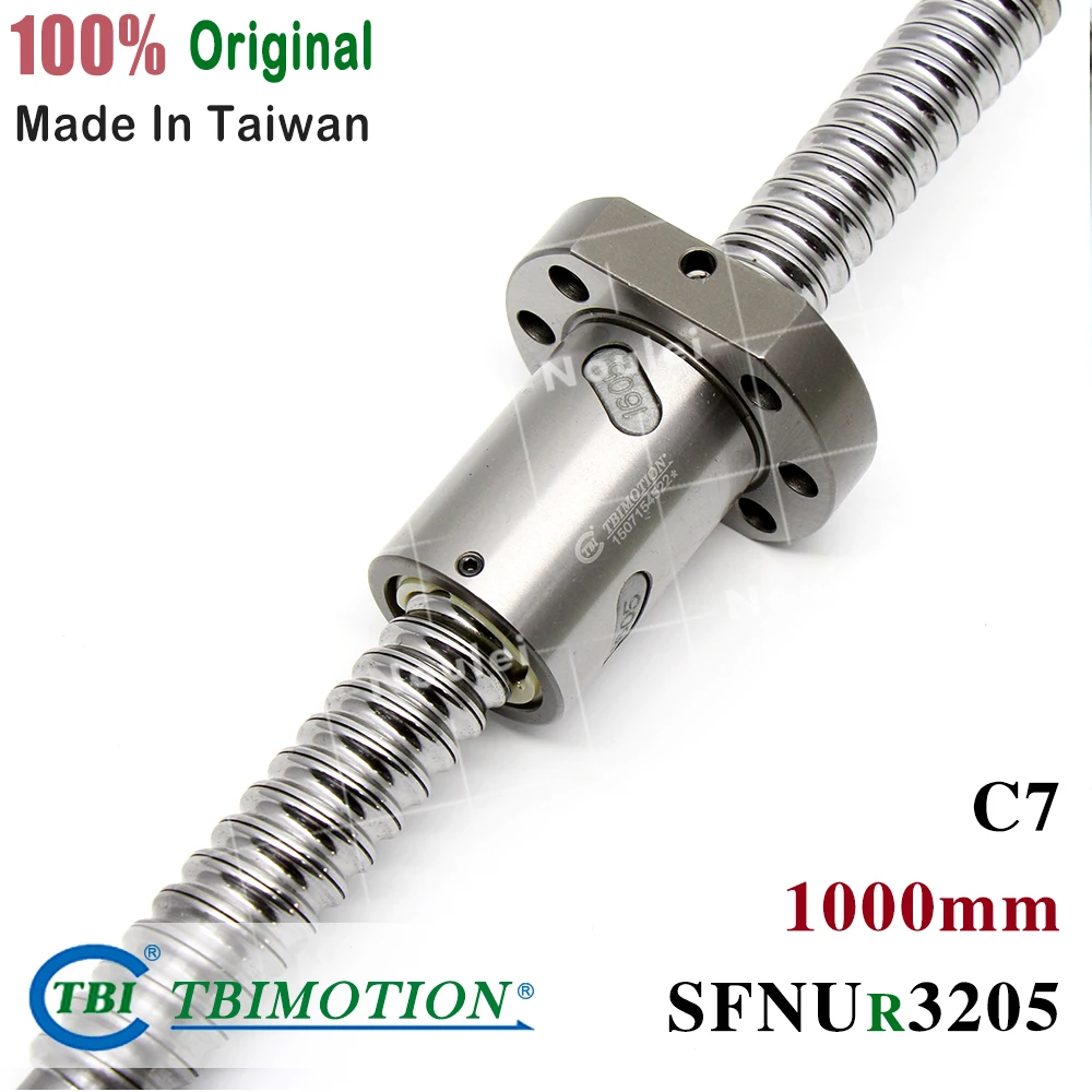 TBI 3205 C7 800mm bola tornillo de 5mm con SFU3205 SFI3205 SFS3205 ...