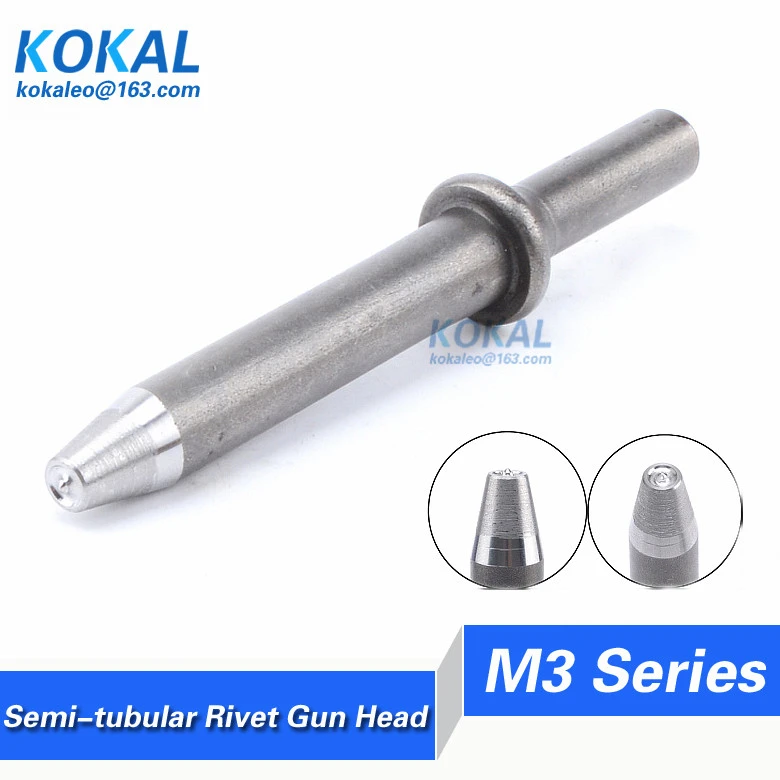 [bkx-m3] Free Shipping 3mm Semi-tubular Rivet Gun Head New Design M3 ...
