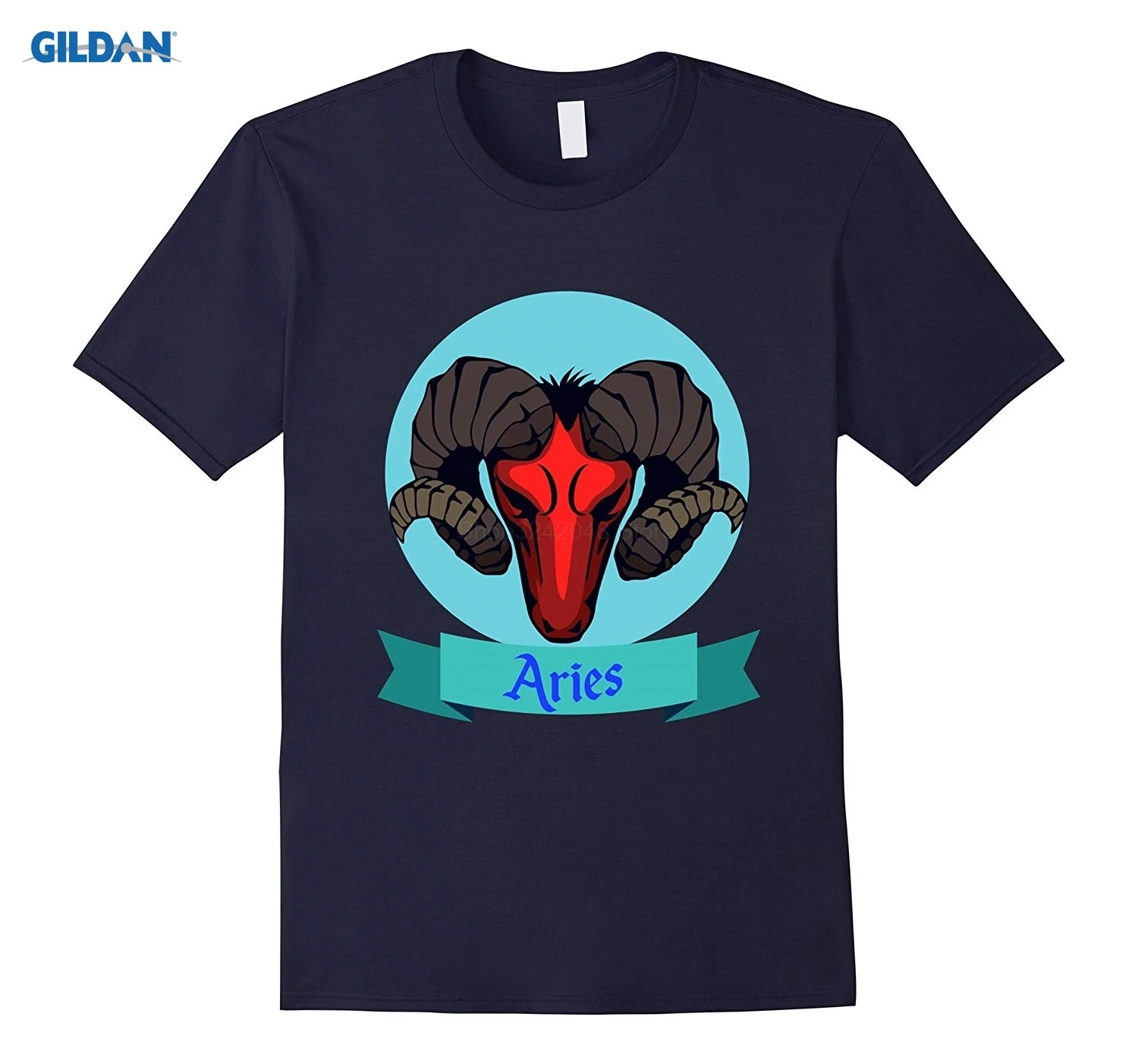 Gildan Adult Zodiac Symbols Horoscope Sign Aries Astrology T Shirt