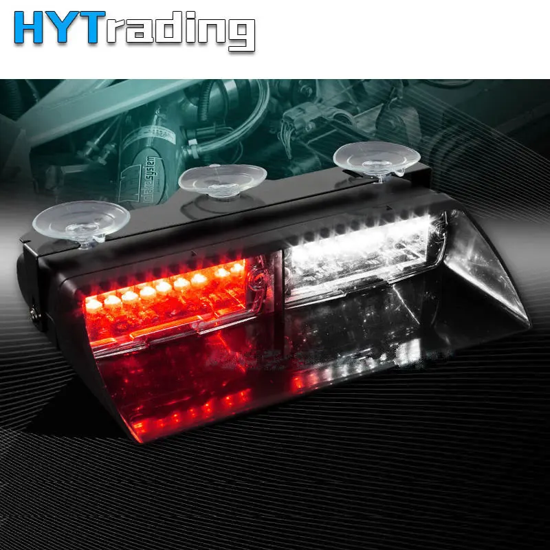 16 LED 18 Flashing Model 12V Car Truck Emergency Flasher Dash Strobe ...