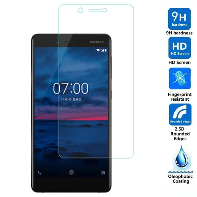 2 5d Tempered Glass For Nokia 7 High Quality Protective Film Explosion