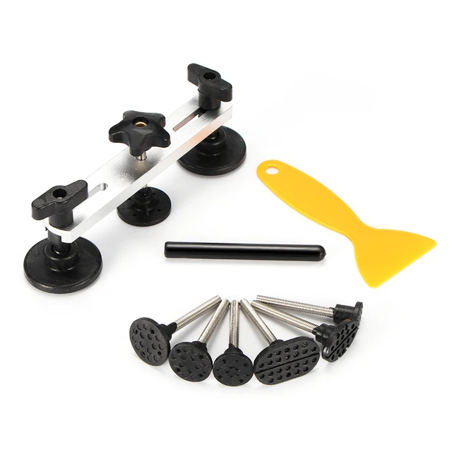 Bridge Dent Puller - Metal Bridge Kit with 7 Glue Tabs & Accessories ...
