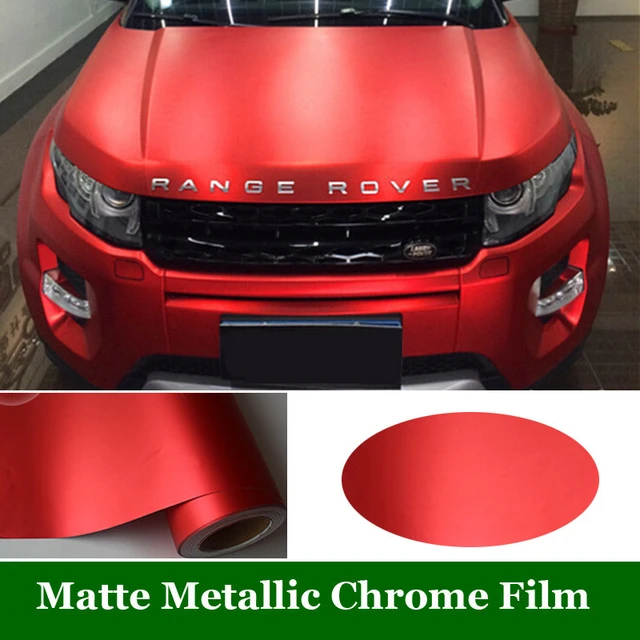 Matte Red Car Wrap