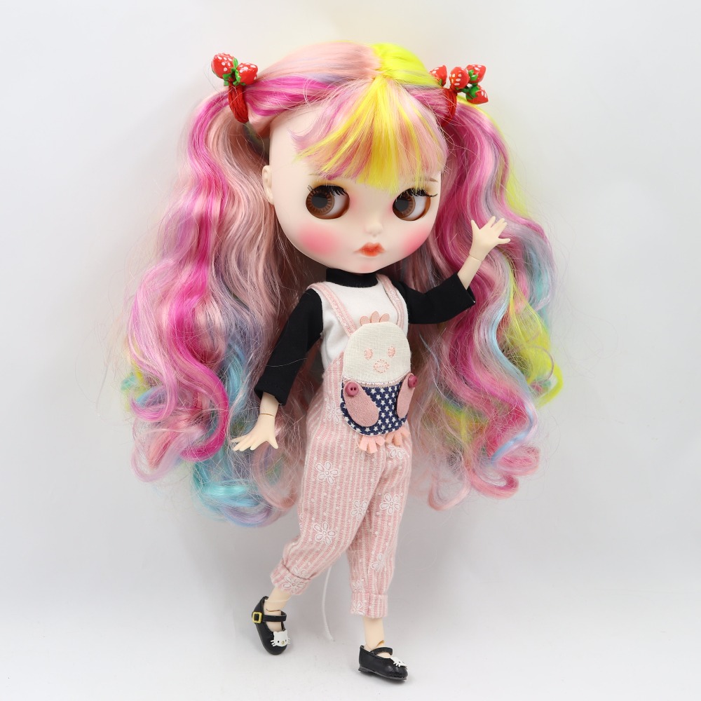 Leah – Premium Custom Neo Blythe Doll with Multi-Color Hair, White Skin ...