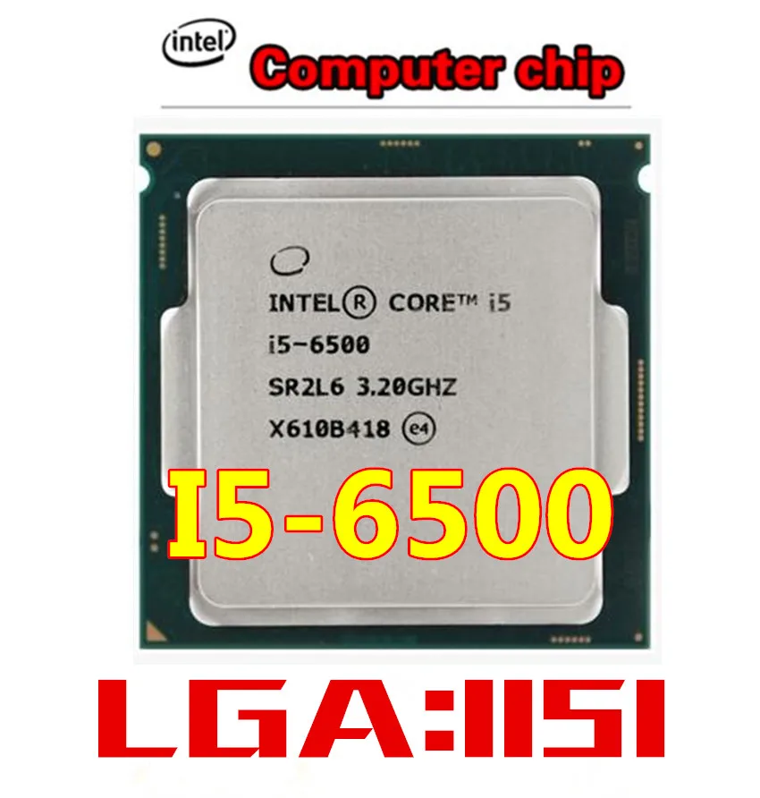 Intel Core i5 6500 3.2Ghz Quad Core SR2BX Skylake Soket 1151 DDR4 CPU ...