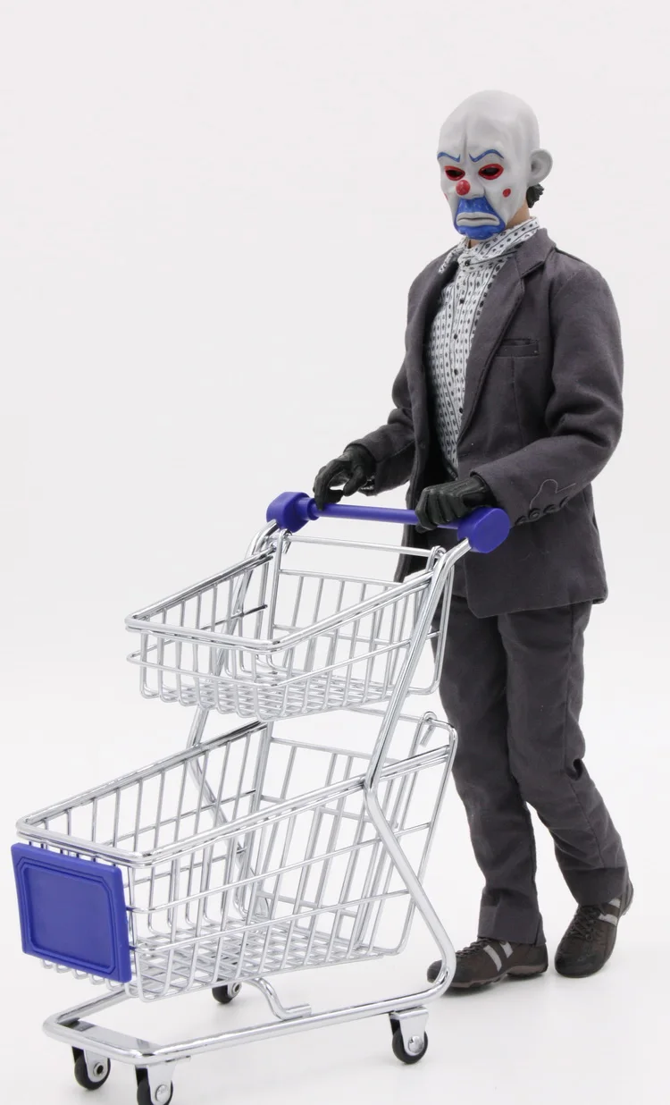1/6 modelo de carrinho de compras acessórios de escala, para boneco de ...