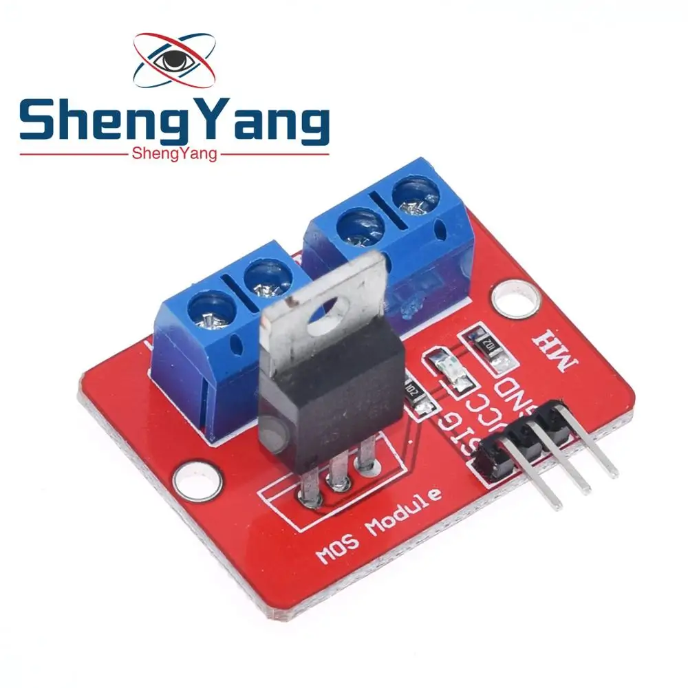 Arduino MCU ARM Raspberry pi 용 1pcs ShengYang 0 24V 탑 Mosfet 버튼 IRF520 ...
