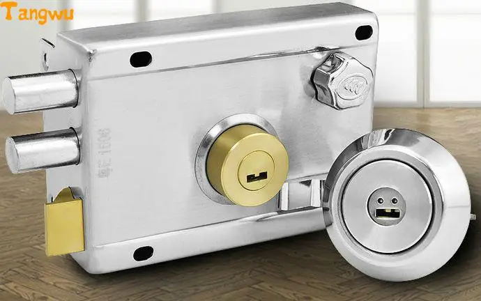 Free-shipping-Stainless-steel-anti-theft-door-lock-super-grade-C-idling ...