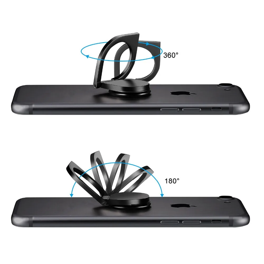 360 Degrees Rotating Spinner Phone Support Ring Shaped Phone Holder ...