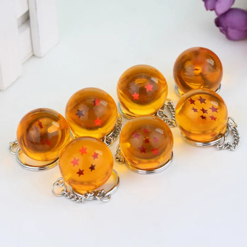 14pc-set-Japanese-Cartoons-Z-1-7-Stars-Balls-Keychain-Figures-Toys-Key ...