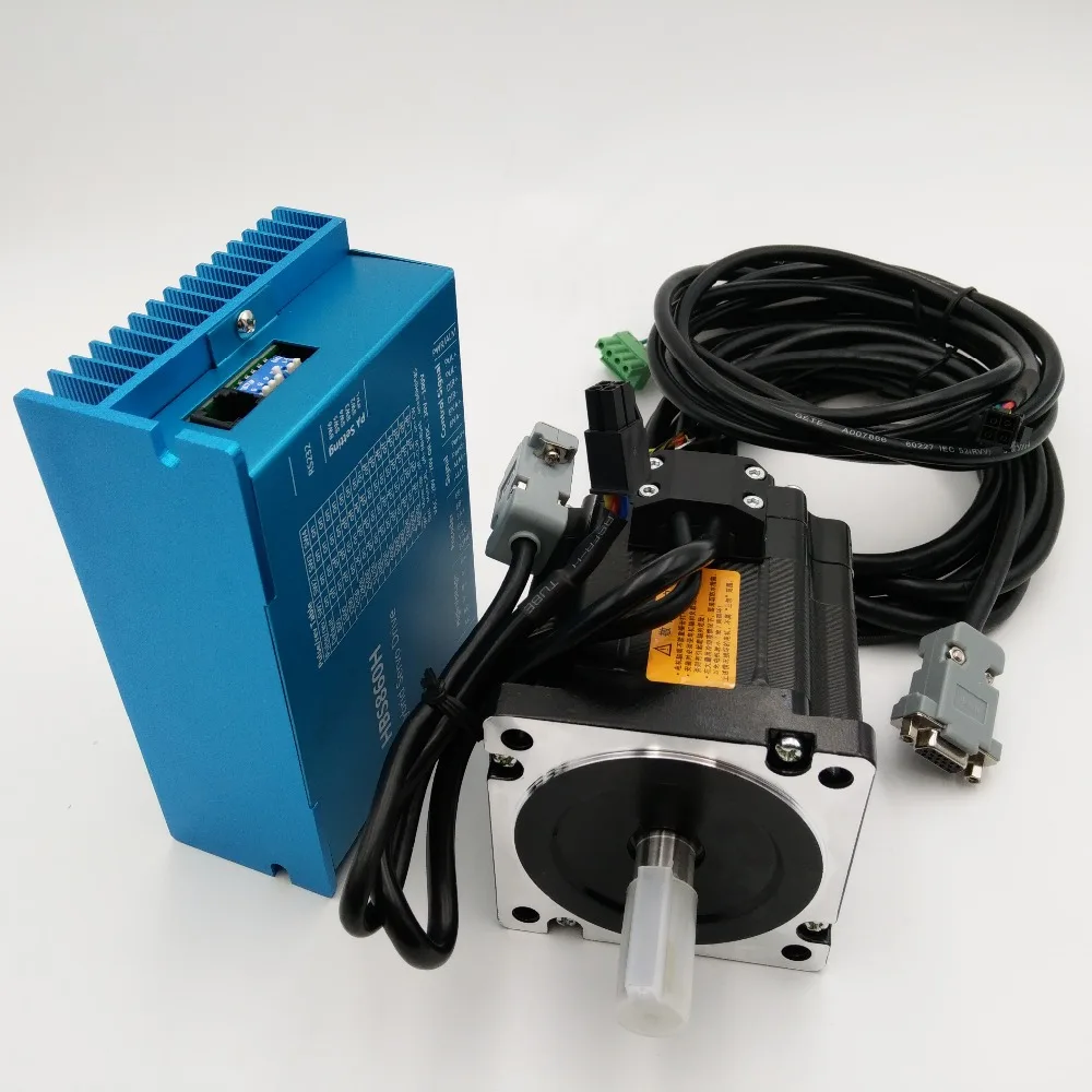 Digital Stepper Drive Motor Matching AC60V 4.5Nm NEMA34 CNC Mill Closed ...