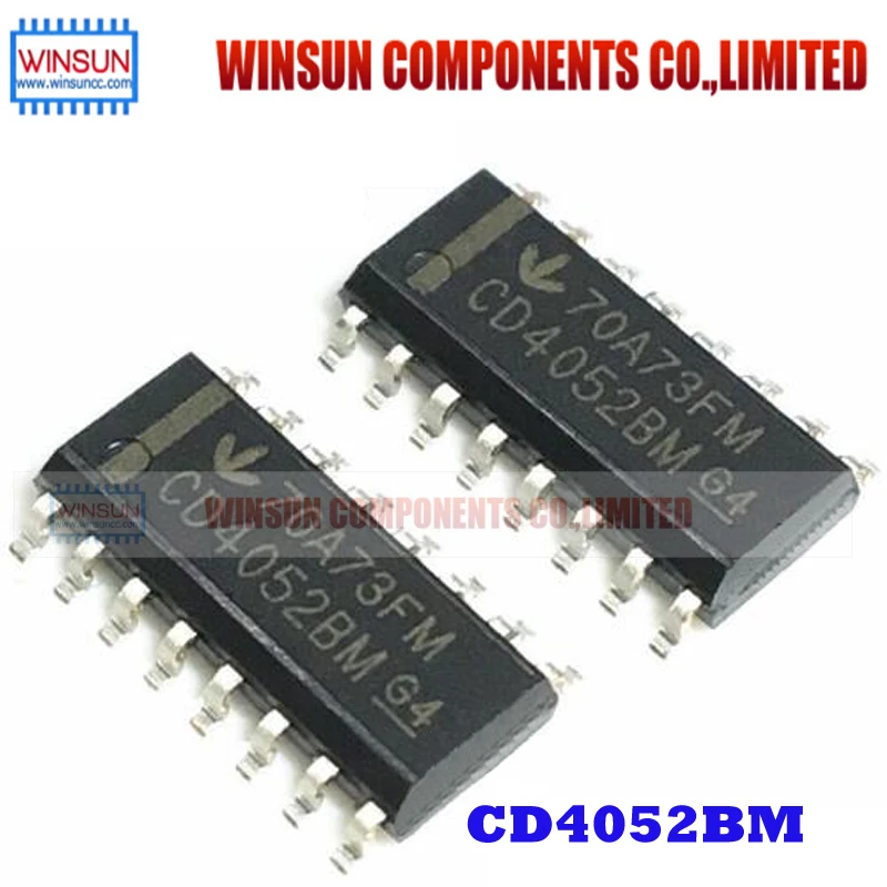 10PCS CD4052BM SOP16 HEF4052 CD4052 HEF4052BT Brand New|Connectors ...