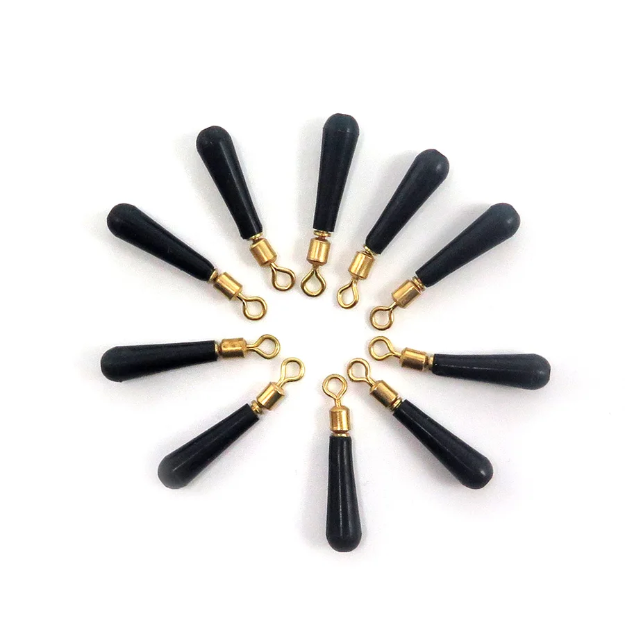 50pcs/lot Fishing Float Copper Head Rotation Drift Fishing Floats ...