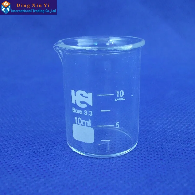 (20pieces/lot)Glass beaker 10ml,Lab beaker 10ml,Lab Supplies,Good ...