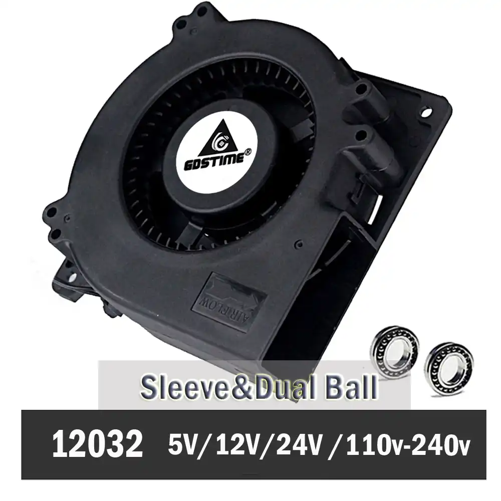 5pcs Gdstime 12V Blower Fan 60x60x15mm 60mm 6cm Radial Turbo Blower PC ...