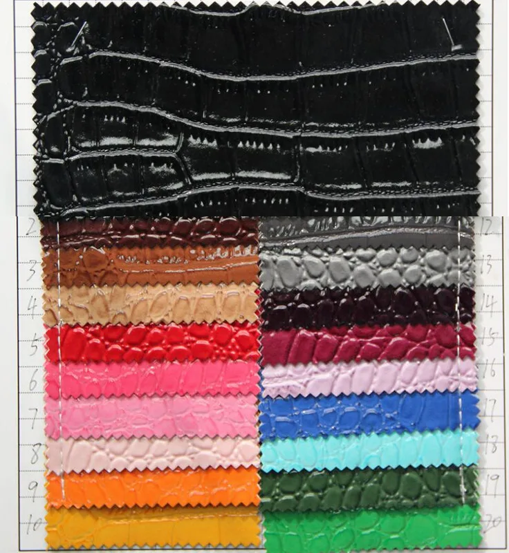 Highlight-crocodile-grain-leather-textil-cuero-sinteticos-pu-pu ...