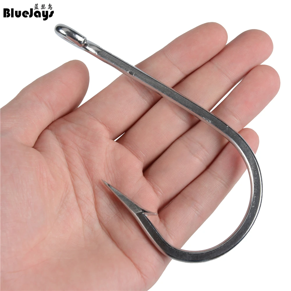 BlueJays-8-0-9-0-13-0-Stainless-Steel-Big-Game-Fishing-Hooks-Fish-Tuna ...