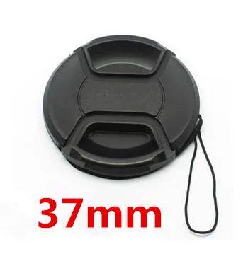 wholesale 30pcs/lot 37mm center pinch Snap on cap cover for all camera 37mm Lens|camera lens ...