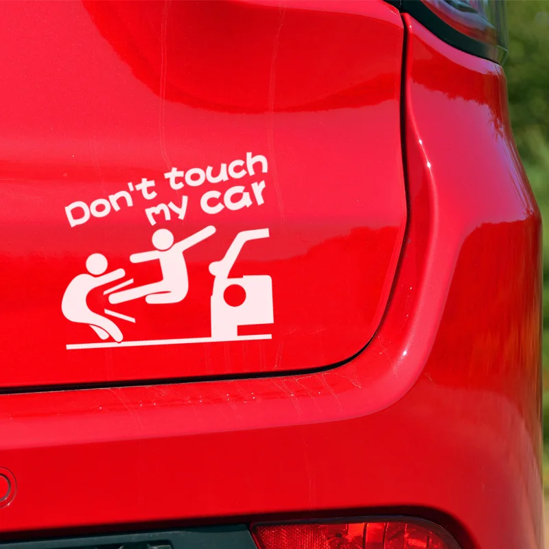 Dont Touch My Car Funny Car Styling Car Tail Decor Warning Reflective