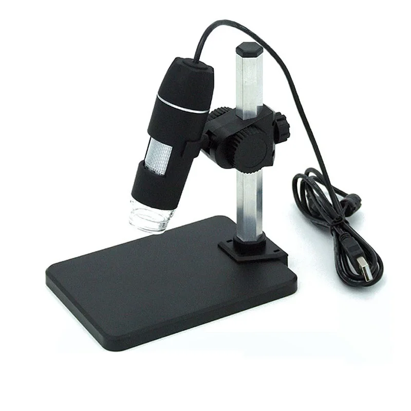 8 LED Lights Illuminant 1X 500X USB Zoom Camera Magnifier Portable ...