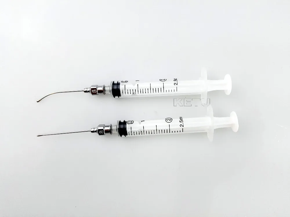 Gavage Crop Needle Feeding Syringe 2.5ml W 0.8mm X 45mm #8 Straight ...