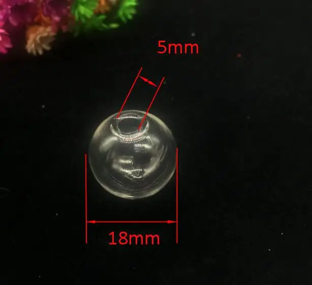 미니 볼 유리 글로브 버블 glss 바이알 orb 펜던트, 18mm, DIY 액세서리, 유리 라운드 orb 병 목걸이, 파티 호의 선물, 20 개|gift gifts ...