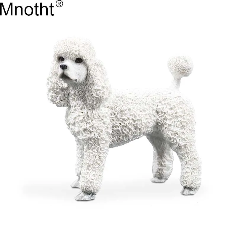 Mnotht 1/6 Poodle Dog Model Animal Dog Toy Resin Scene Accessory for ...