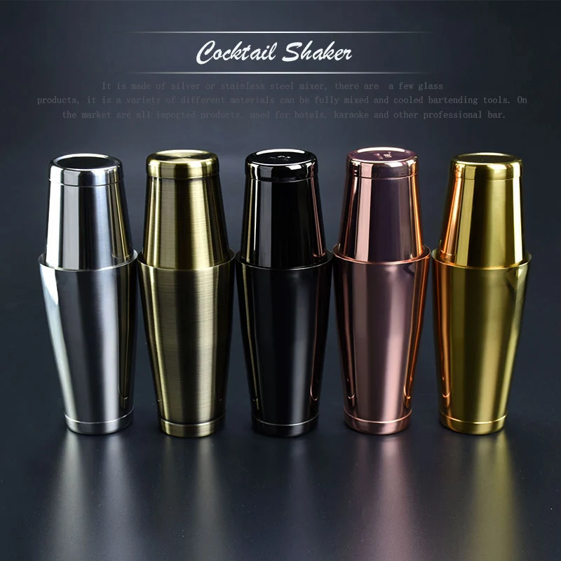 Free Shipping Stainless Steel Boston Shaker with 5 different Surface ...