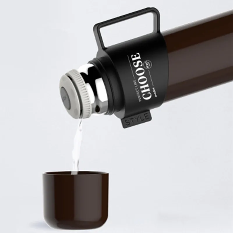 Travel Thermos Car Thermo Mug Vacuum Cup Stainless Steel Bottle Thermal ...