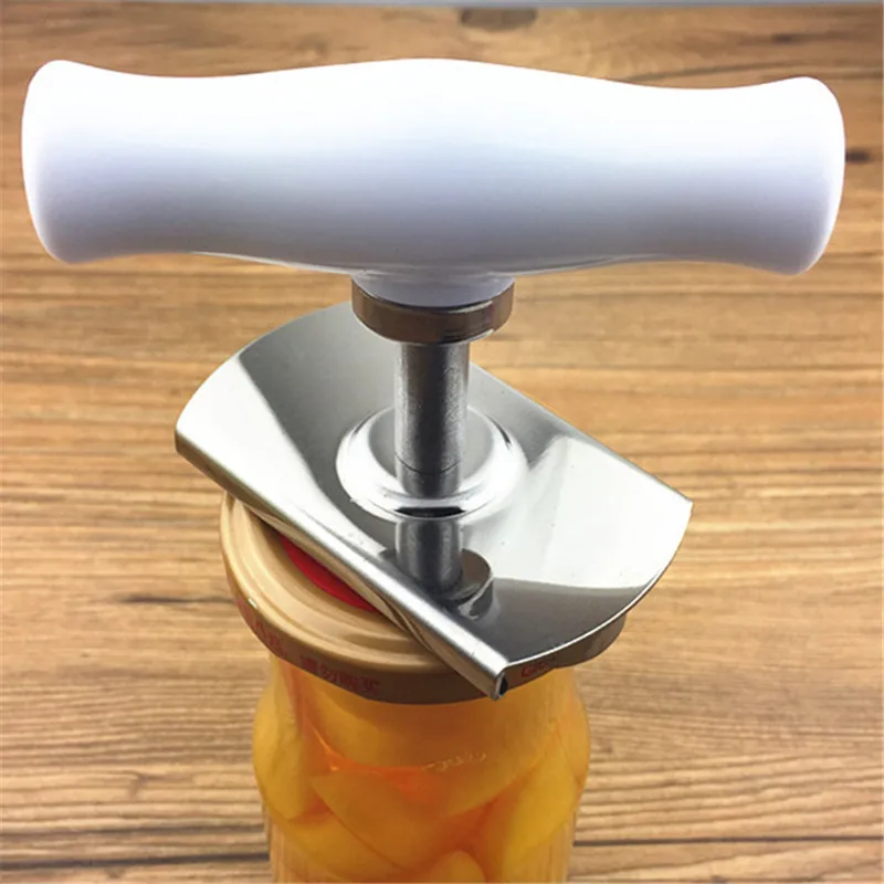 Labor Saving Stainless Steel Can Opener Open Cap Artifact Glass Can Opener Screw Cap Opener Tool