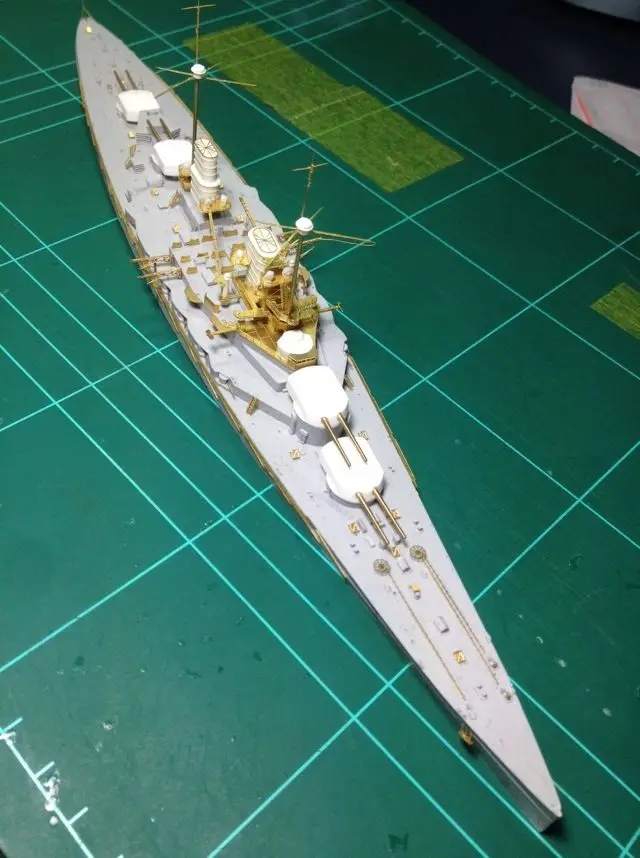 SS models 700394 1/700 resin kit SMS Luetzow Battlecruiser 1915 Model ...