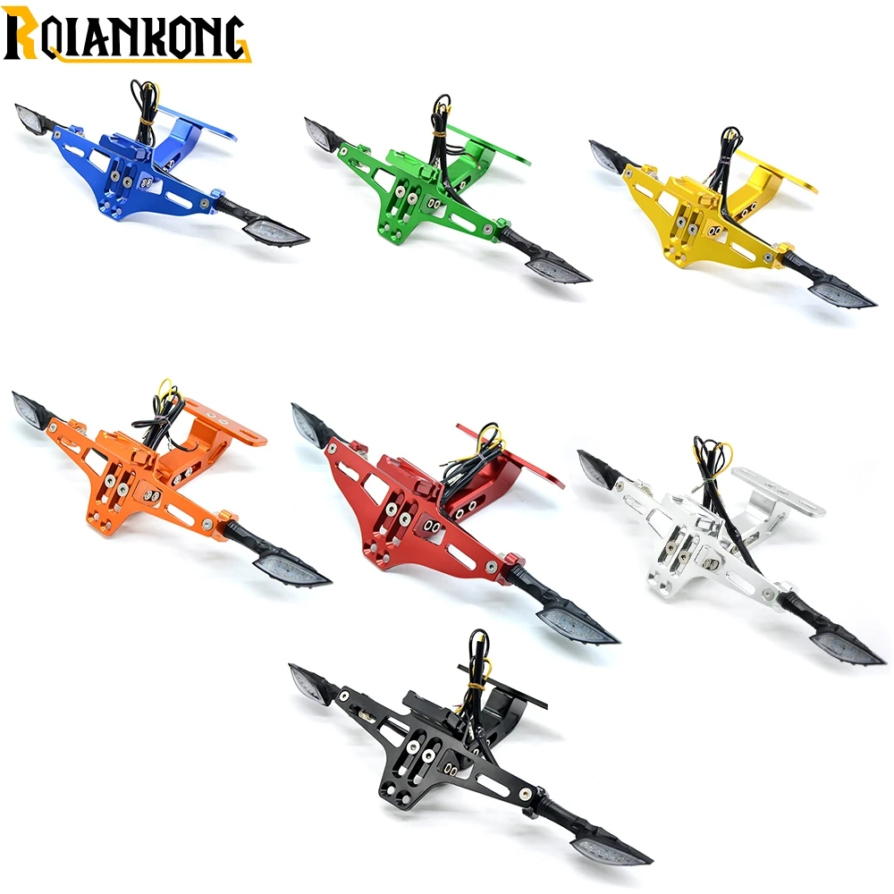 Motorcycle License Plate Bracket Licence Plate Holder Frame Number ...