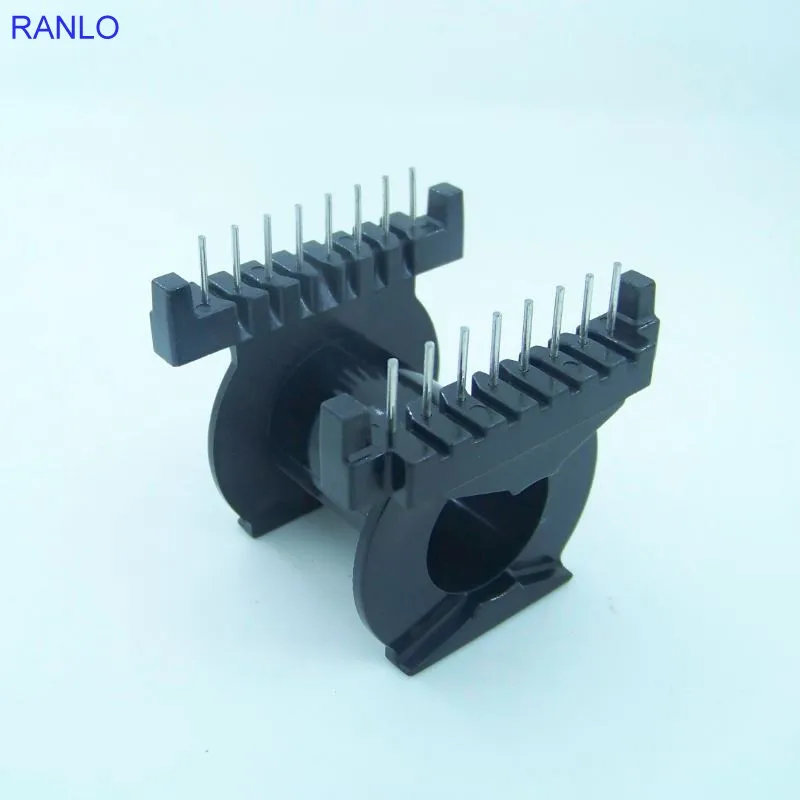 PQ5050 transformer bobbin frame PC40 Mn-Zn magnet ferrite Core 8+8pin ...