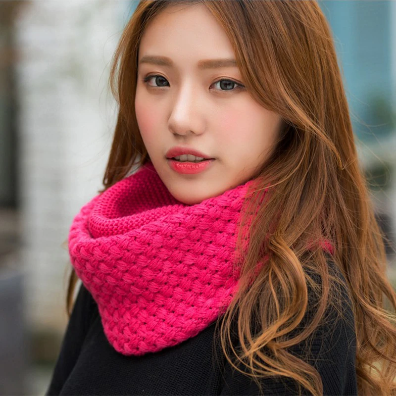 2016 Nueva Manera Coreana otoño invierno de la bufanda de las mujeres ...